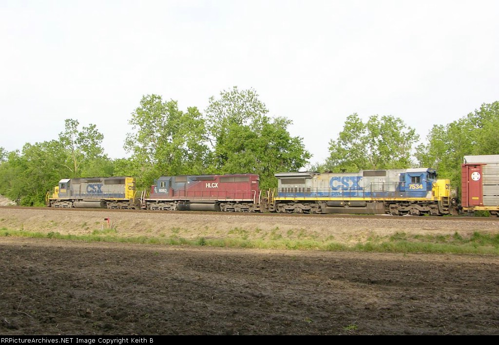 CSX 8888 HLCX 6063 CSX 7534